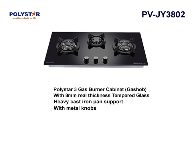 Polystar PV-JY3802 3 Gas Hub Burner | Efficient Cooking - PerfectMalls ...